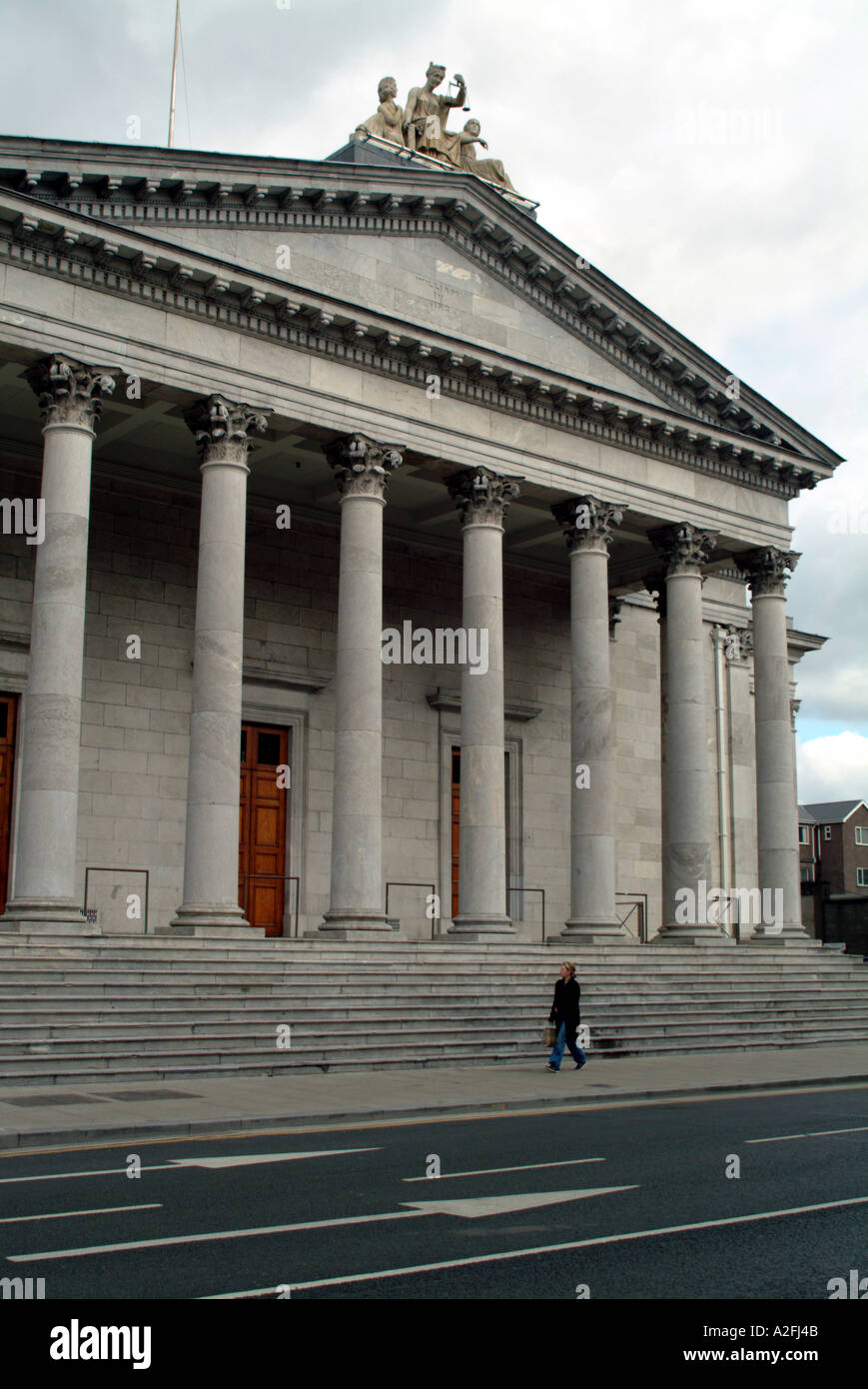 Cork Courthouse on Washington Street in the city centre Ireland EU Eire ...