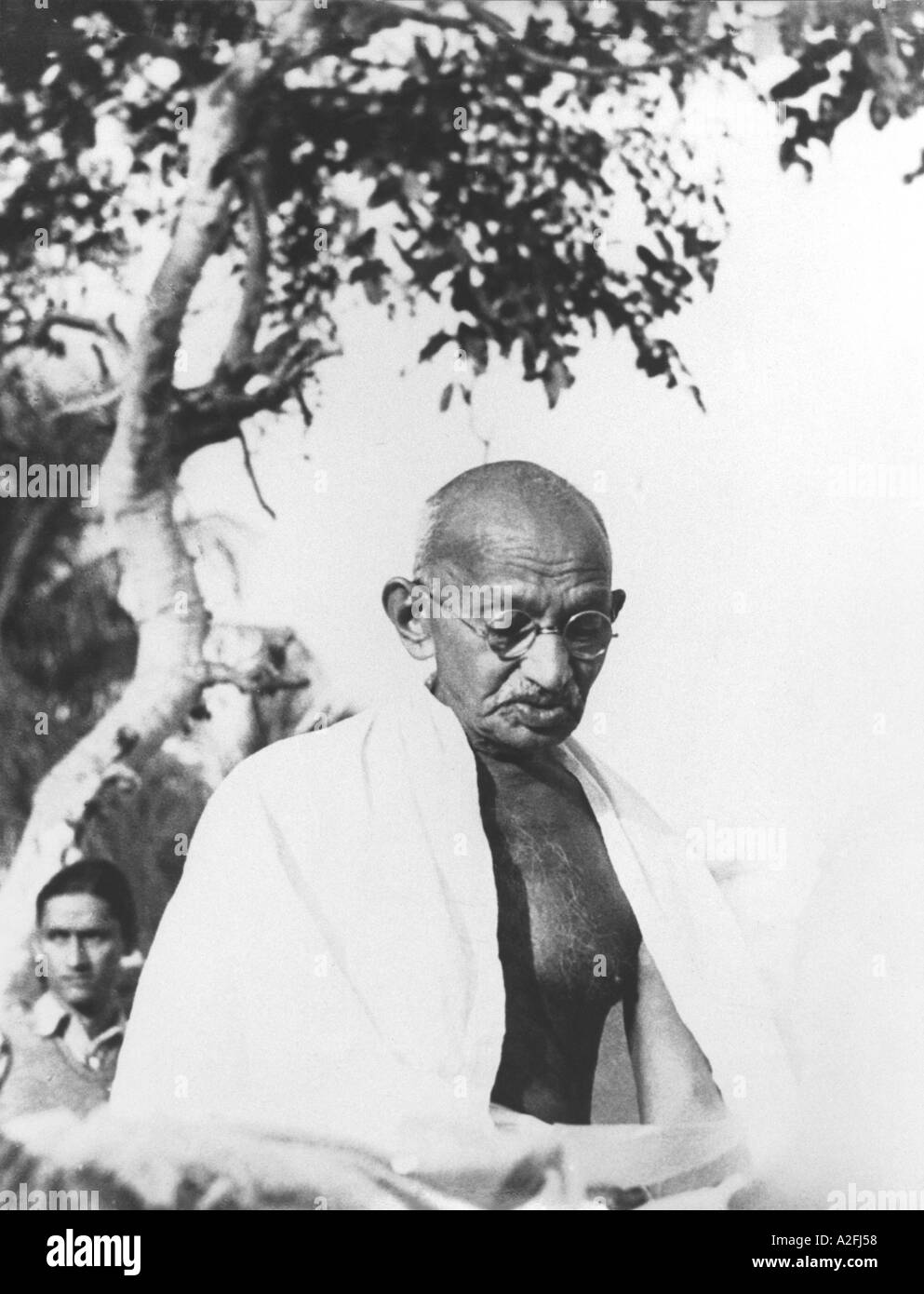 Mahatma Gandhi 1947 Stock Photo - Alamy