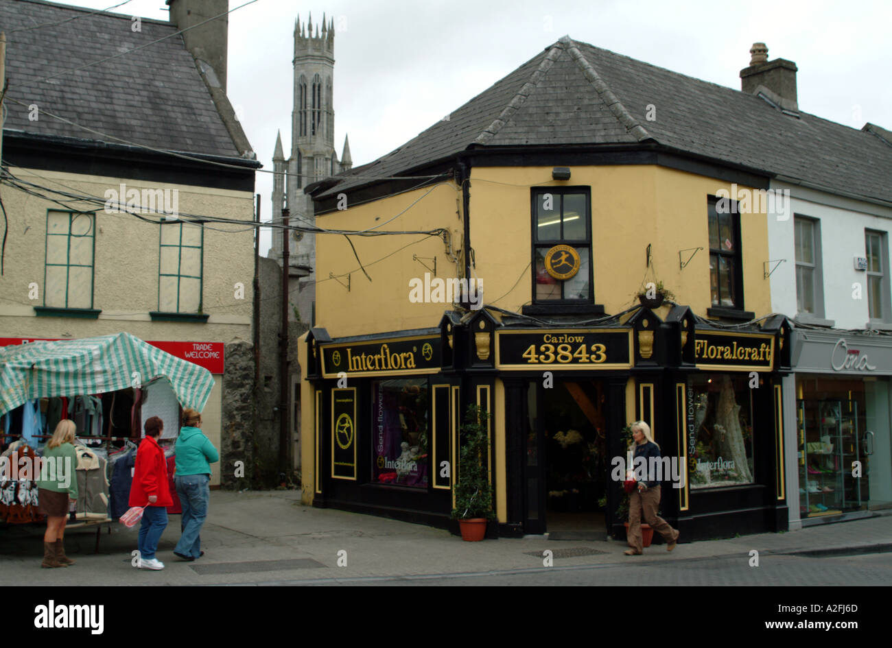 Carlow town main street hi-res stock photography and images - Alamy