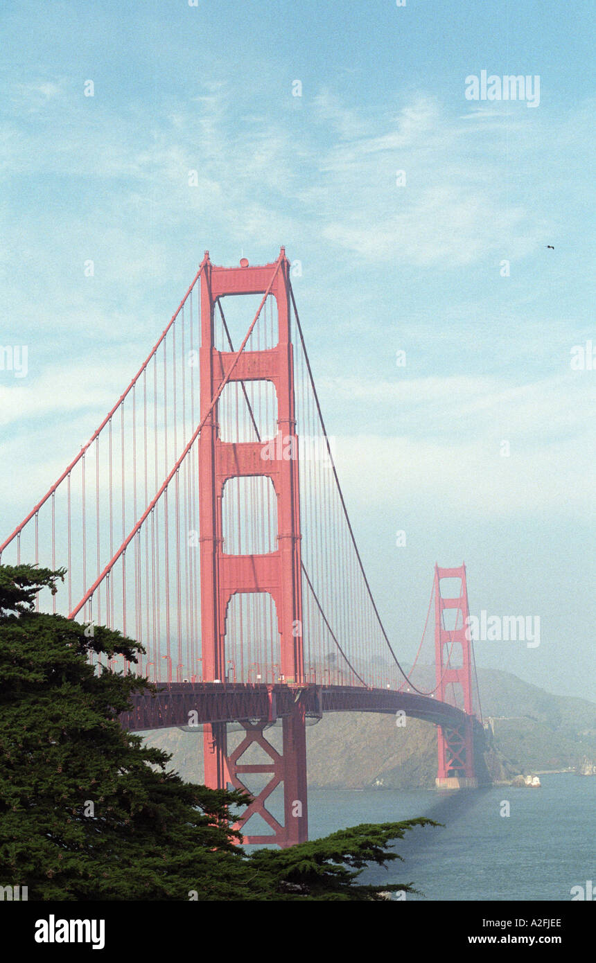 Mist Enshrouded Golden Gate bridge Stock Photo - Alamy
