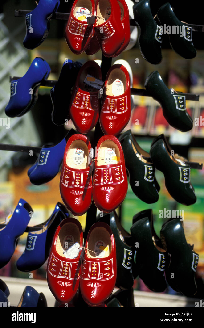 Europe, Holland, Haarlem, wooden clogs on sale Stock Photo - Alamy