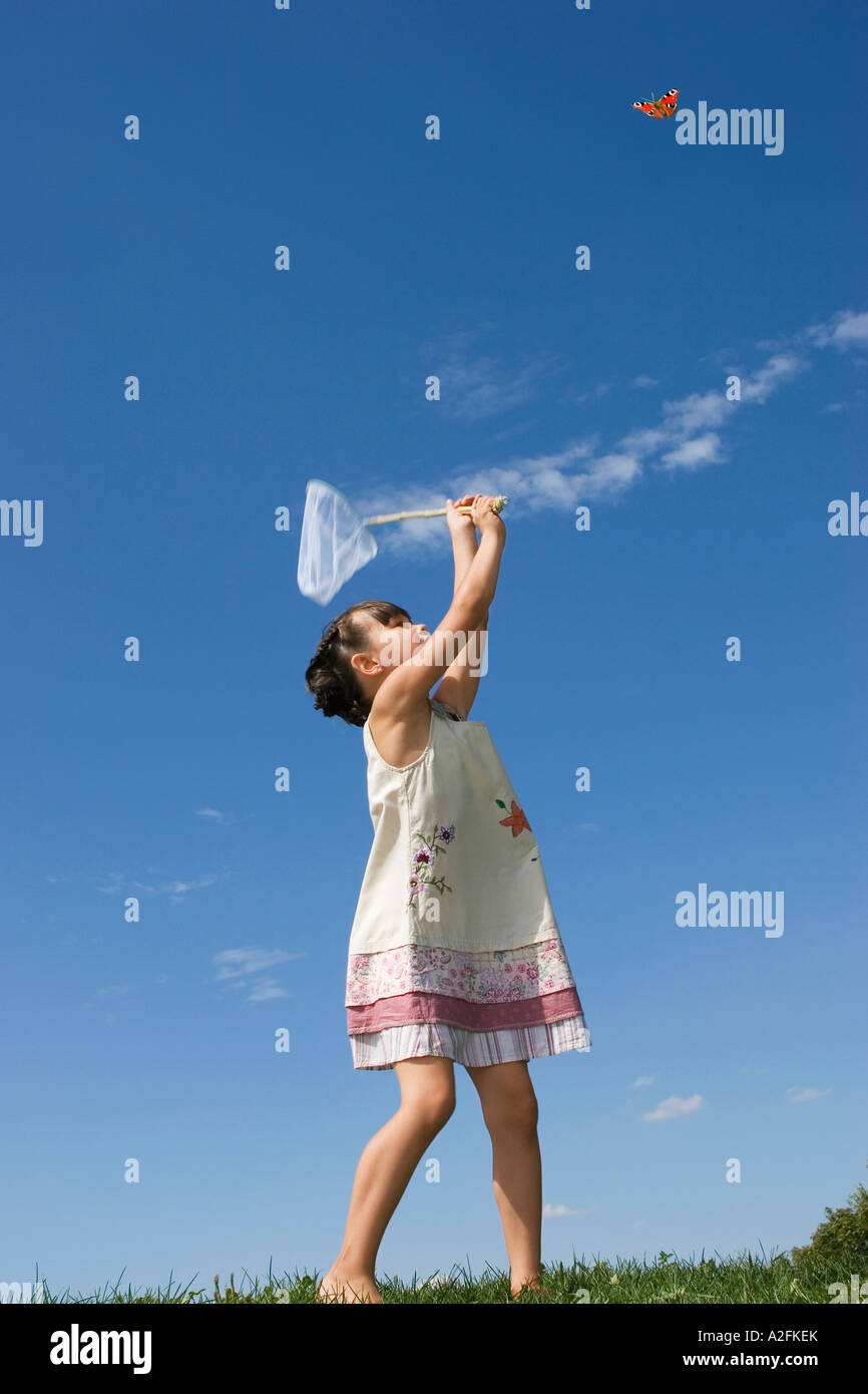 Butterfly catching hi-res stock photography and images - Alamy