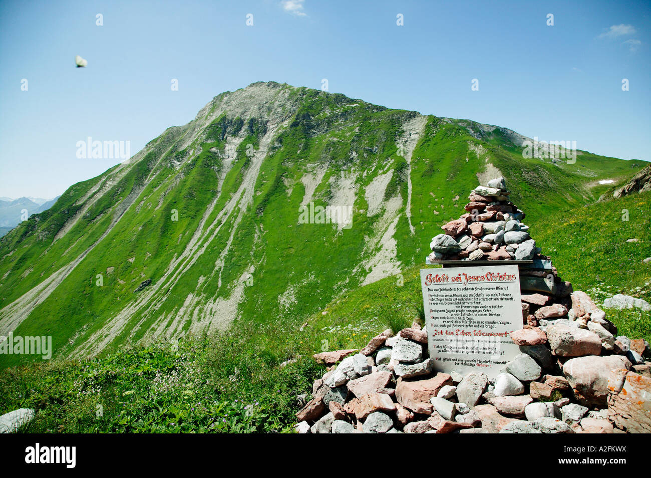Collection of stones in austrian alps Stock Photo - Alamy