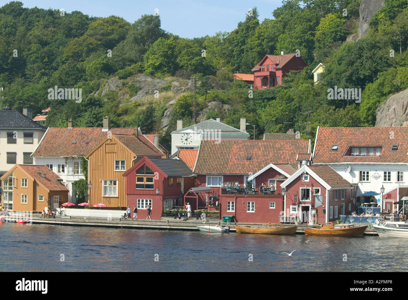 Mandal, Norway, waterfront Stock Photo - Alamy