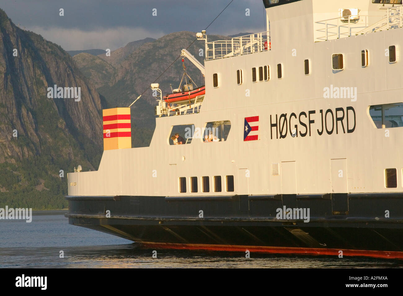 Norway Stavanger Ferry on the Fjorden Stock Photo - Alamy
