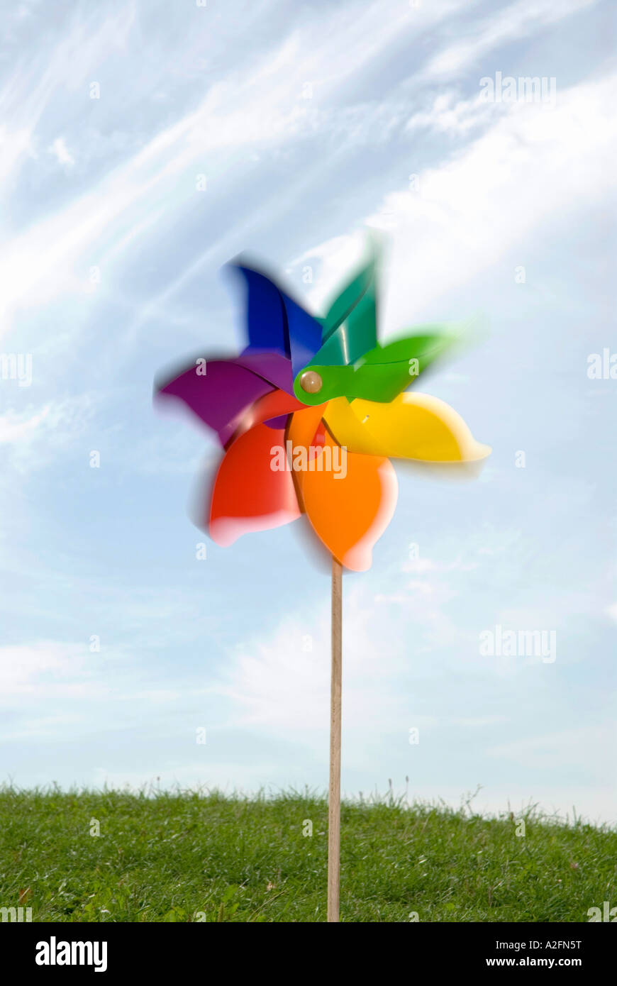 Wind wheel, close-up Stock Photo - Alamy