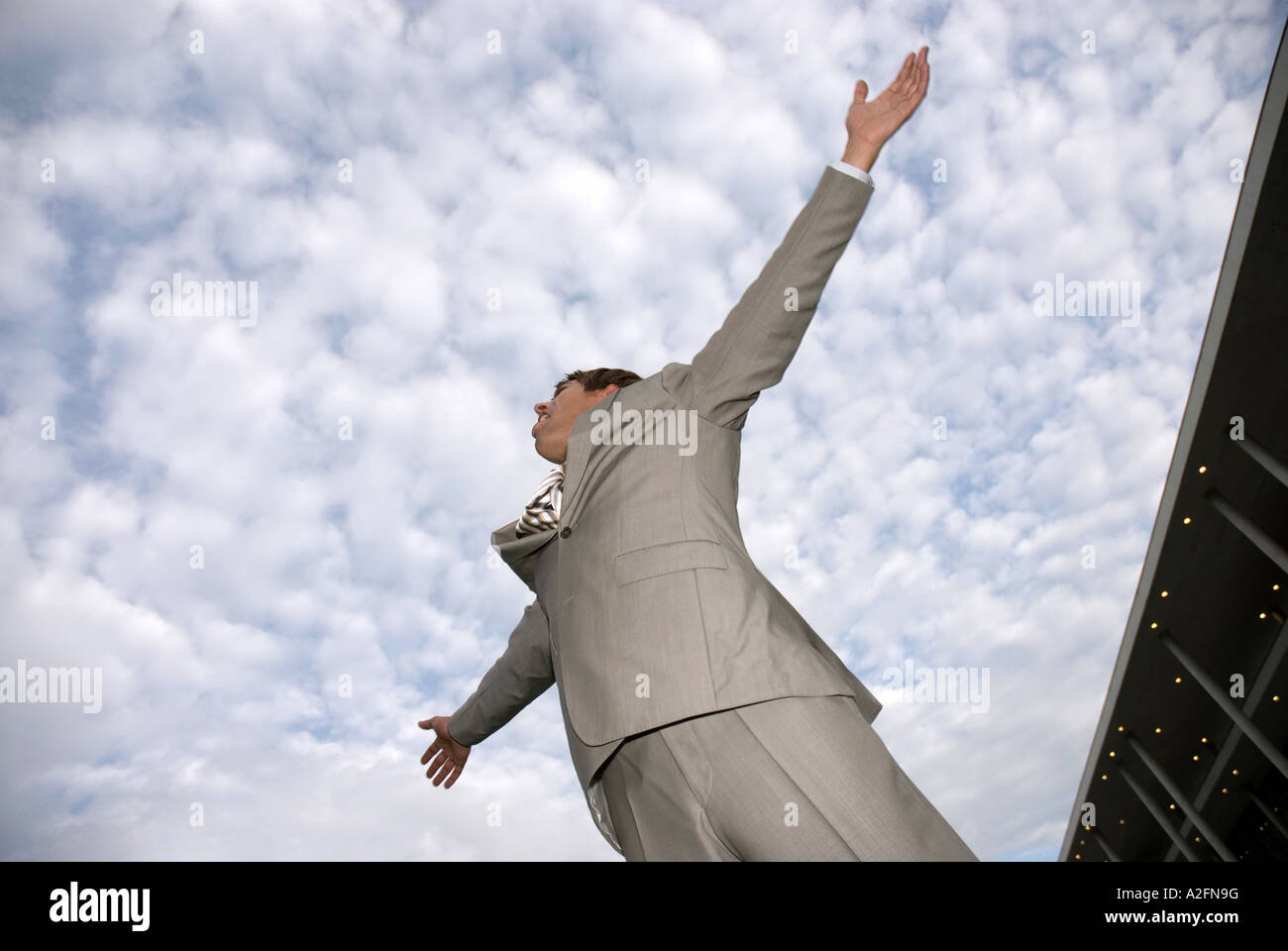 Bottom view caucasian businessman standing hi-res stock photography and ...
