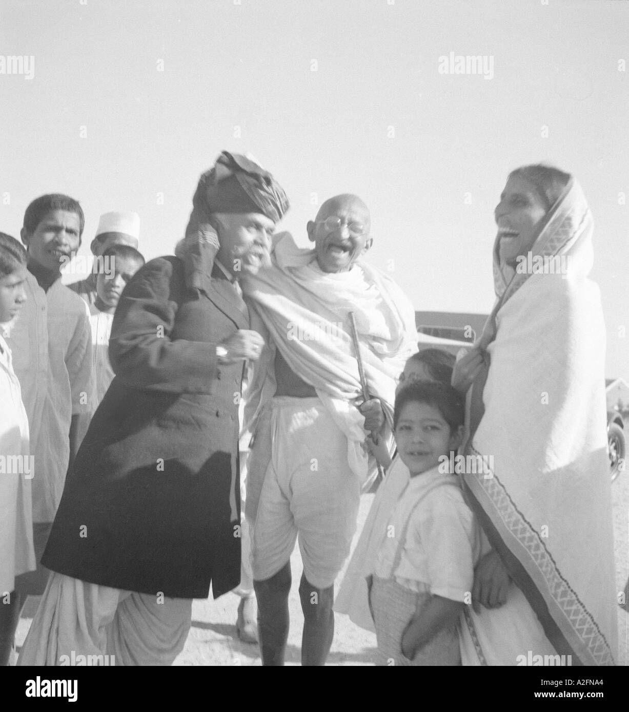 Mahatma Gandhi laughing at Sevagram Ashram Vardha Wardha Maharashtra ...