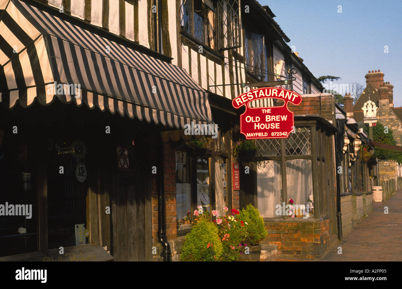 Restaurant Tea Rooms Mayfield East Sussex England Stock Photo - Alamy