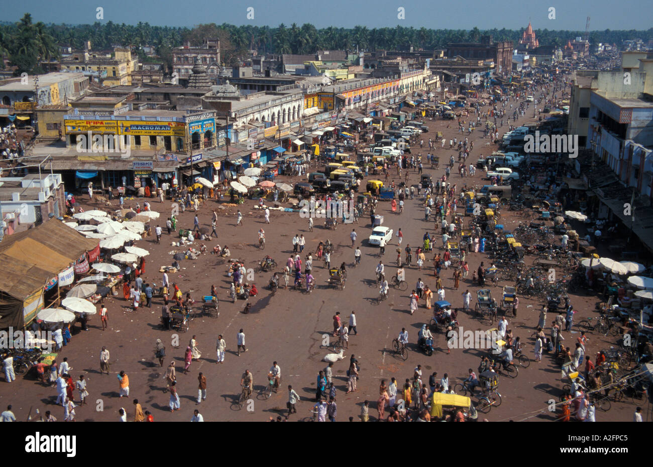 A view along Grand road Puri India Stock Photo - Alamy