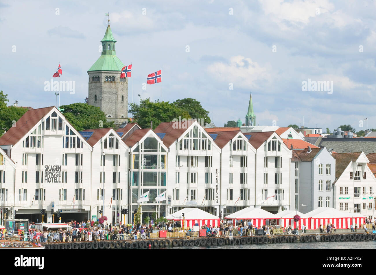 Historic, Stavanger Harbour, Norway Stock Photo - Alamy