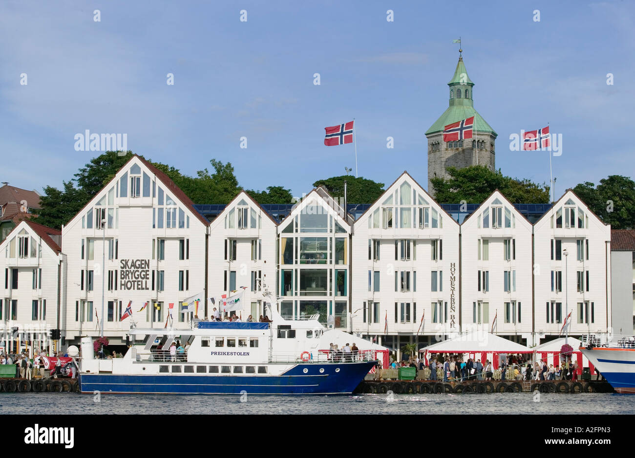 Historic, Stavanger Harbour, Norway Stock Photo - Alamy