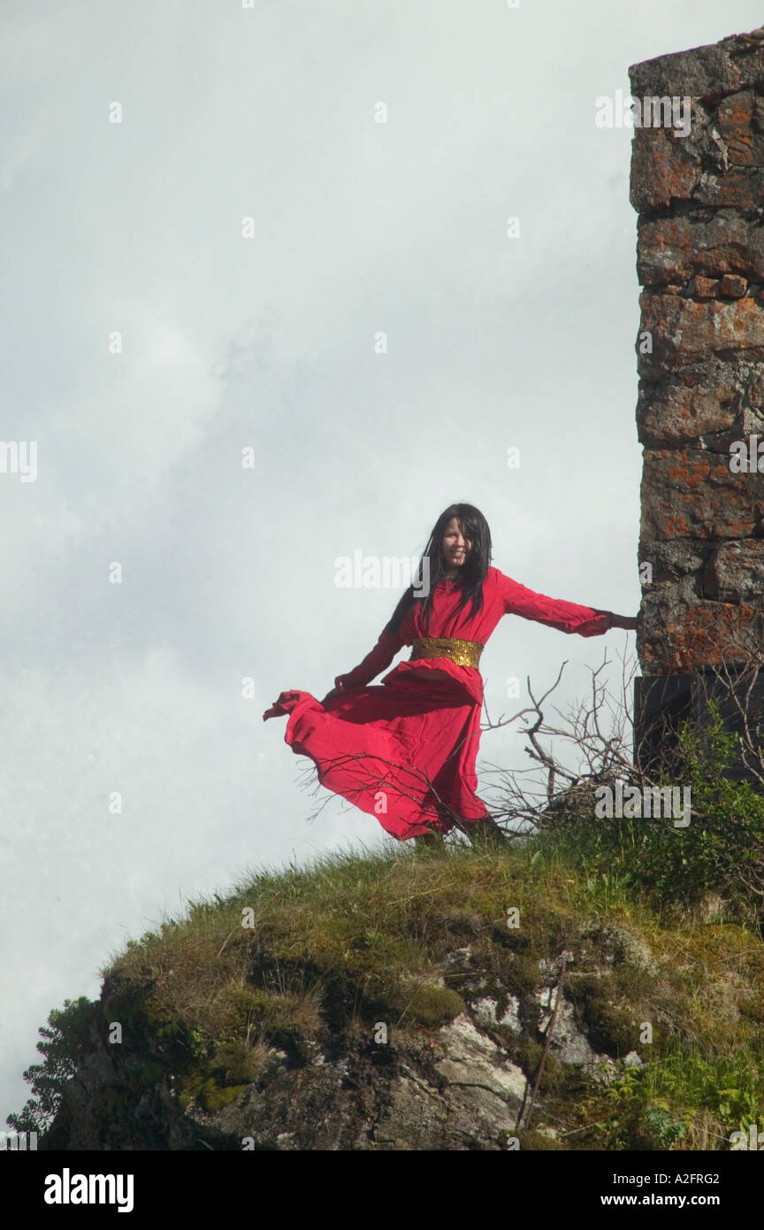 The Huldra, mythical creature from the mist, lureing the unsuspecting ...