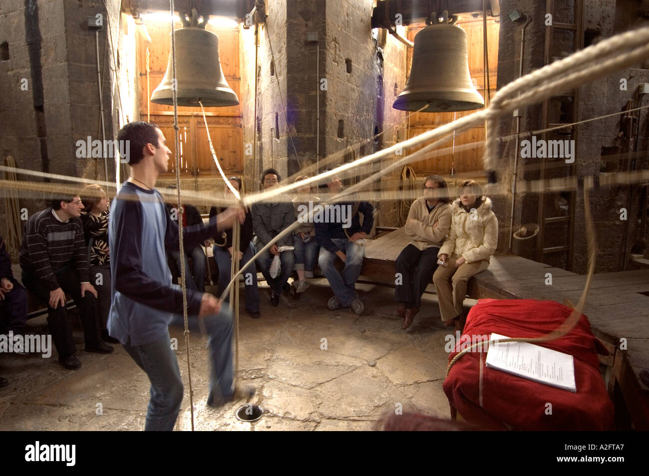 Bell ringer man hi-res stock photography and images - Alamy