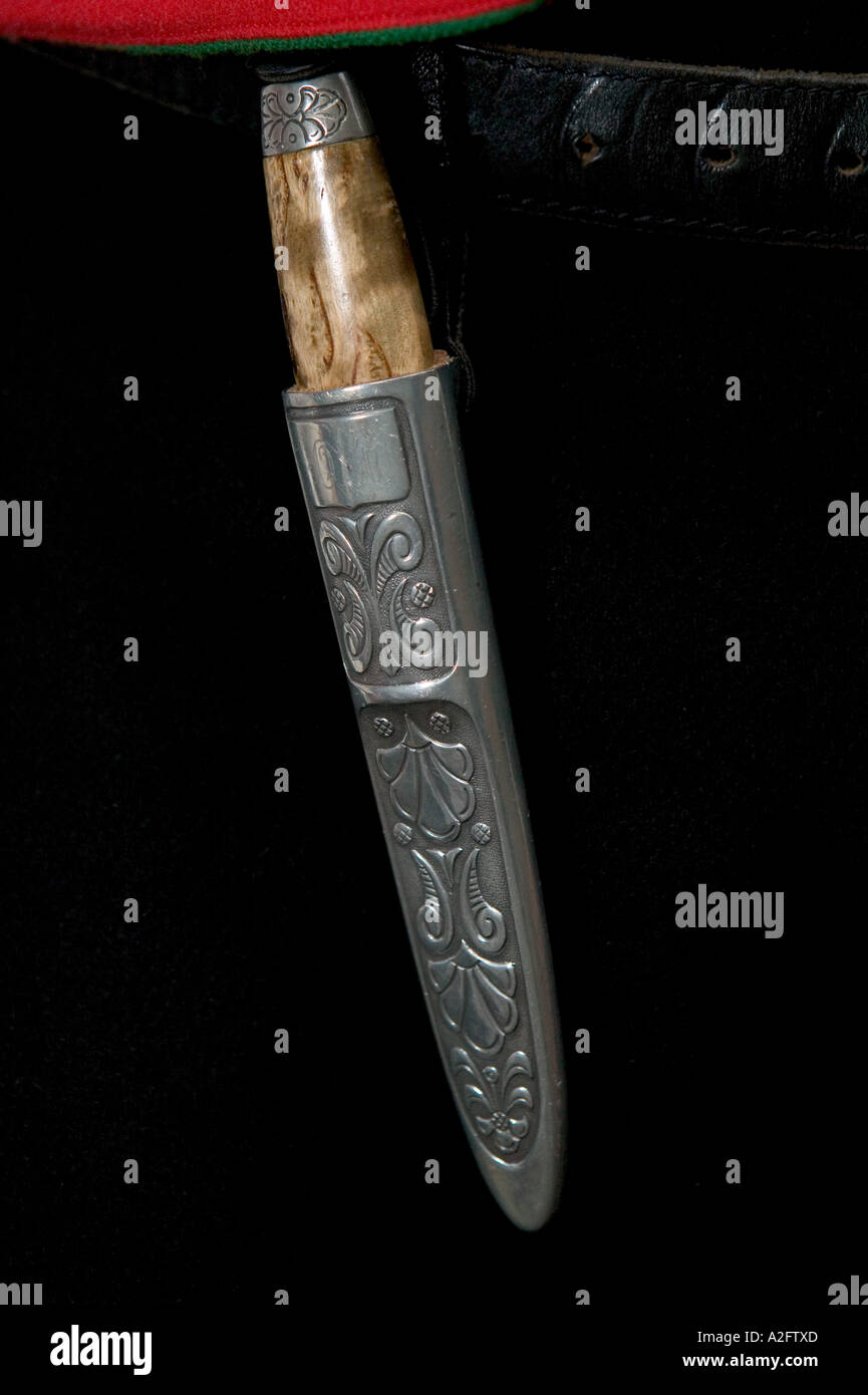 Traditional Norwegian folk dancer's Knife. Knifes are designed in the ...