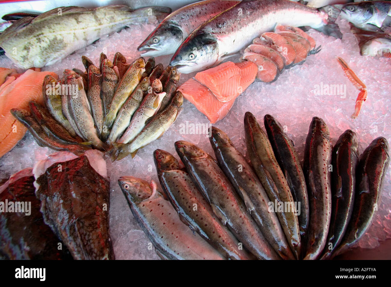 Bergen's Fish Market Stock Photo - Alamy