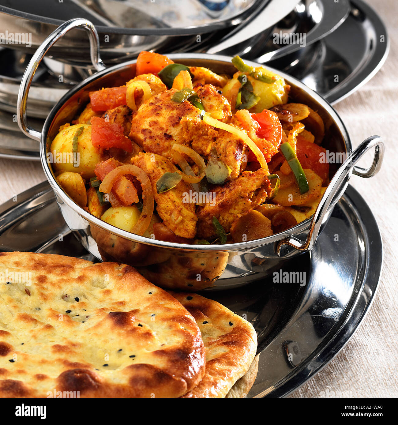 Bungalow Chicken Fry with chapatis Keywords oriental Chicken Potatoes ...