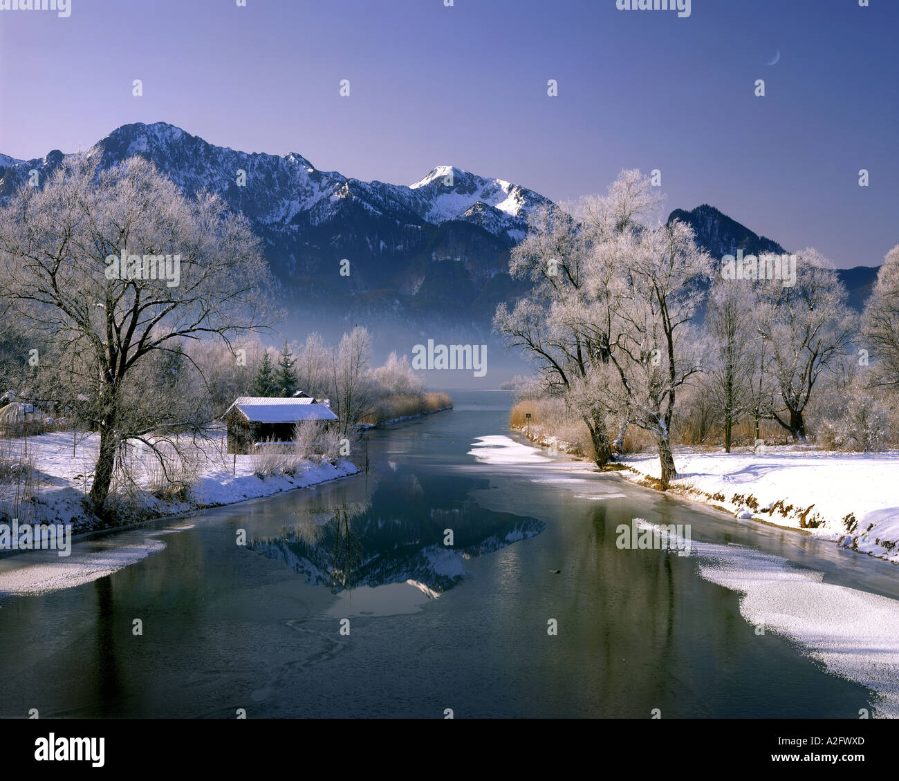 Lake kochelsee river loisach hi-res stock photography and images - Alamy