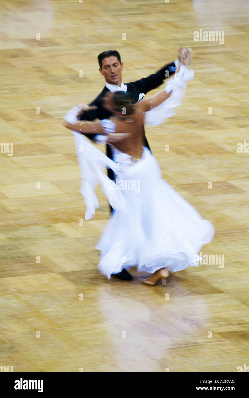 professional Ballroom Dancers dancing Stock Photo - Alamy