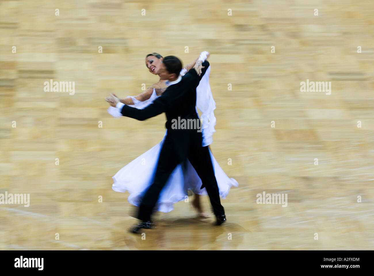 Professional ballroom dancers dancing hi-res stock photography and ...