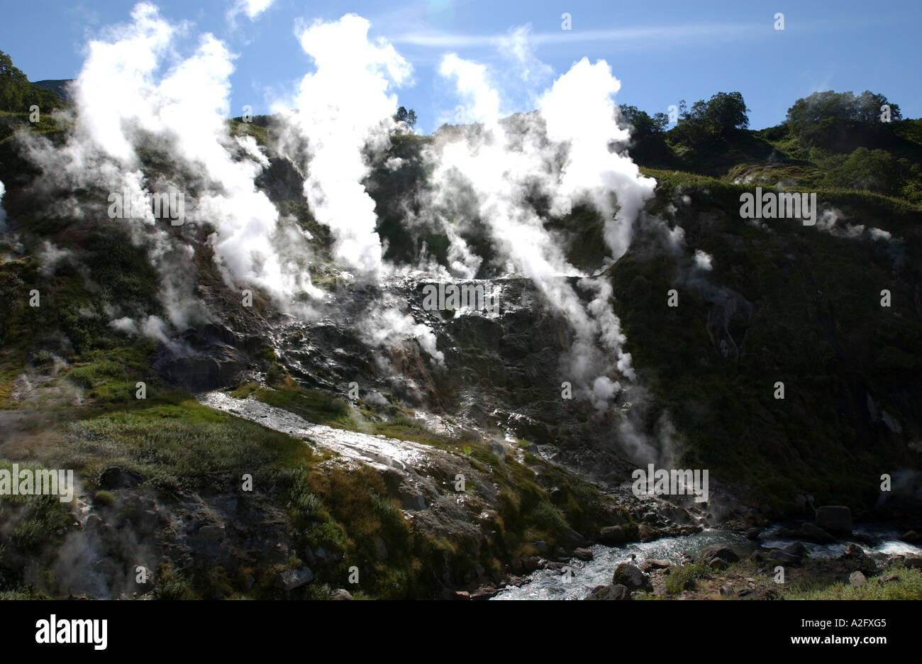 Asia, Russia, Russian Far East, Kamchatkan Peninsula. Valley of the ...