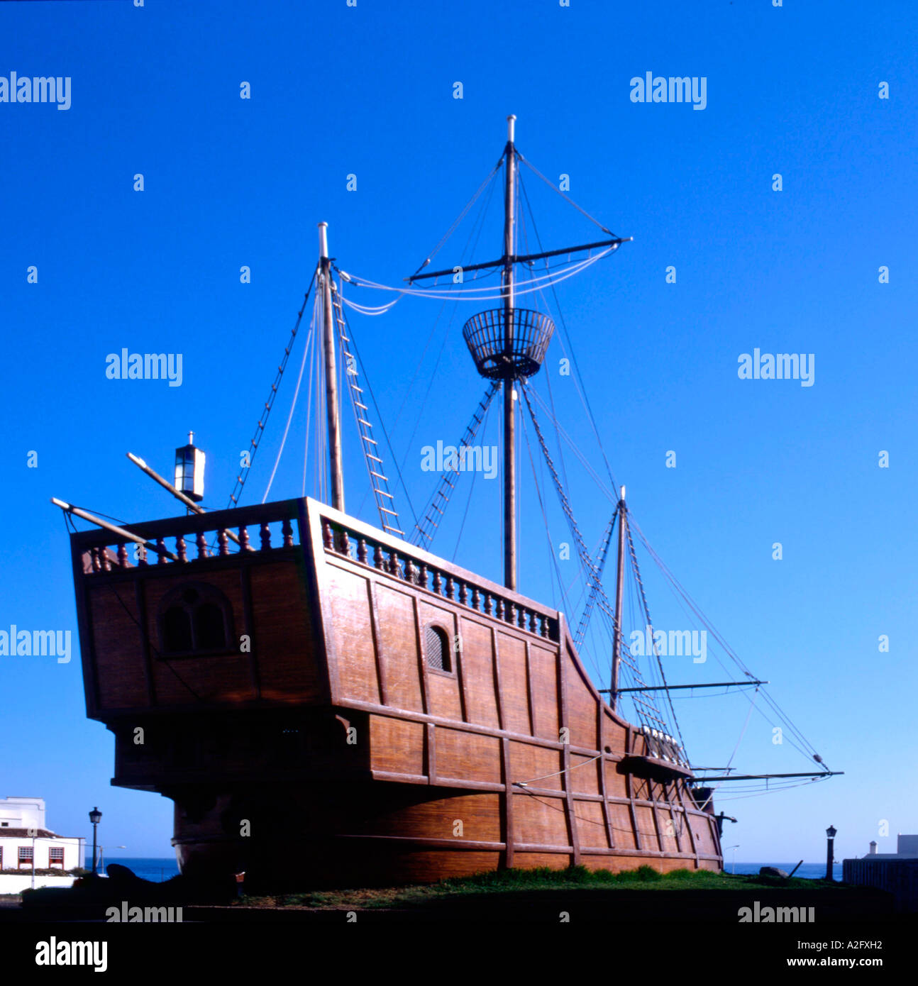 Columbus ship replica hi-res stock photography and images - Alamy