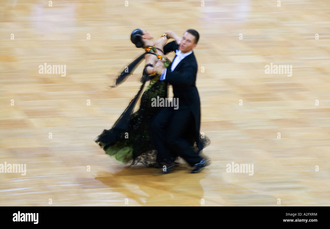 professional Ballroom Dancers dancing Stock Photo - Alamy