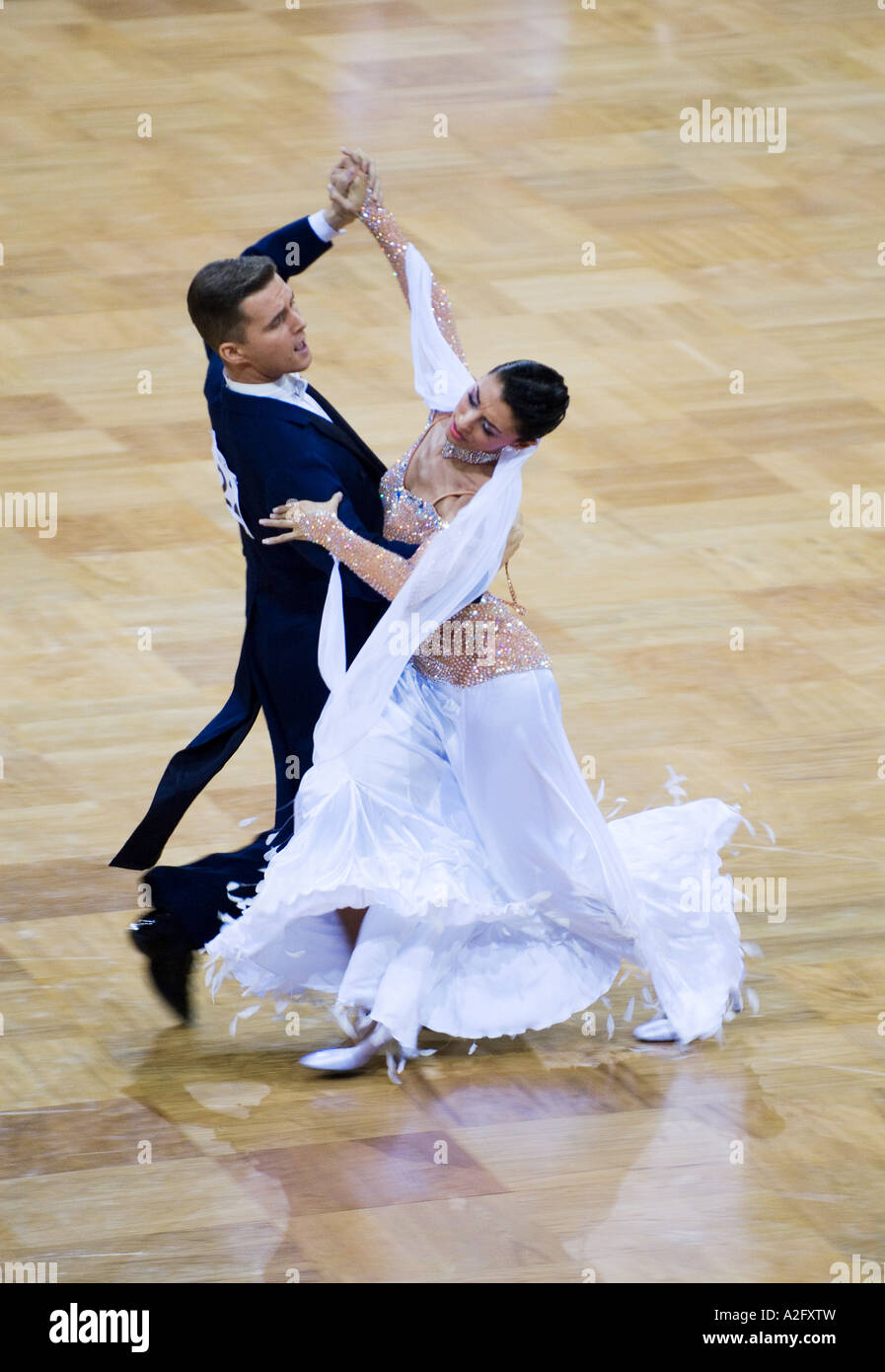professional Ballroom Dancers dancing Stock Photo - Alamy