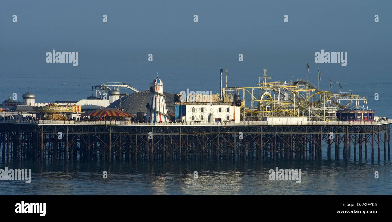 Brighton Pier and Amusement Fair Stock Photo - Alamy