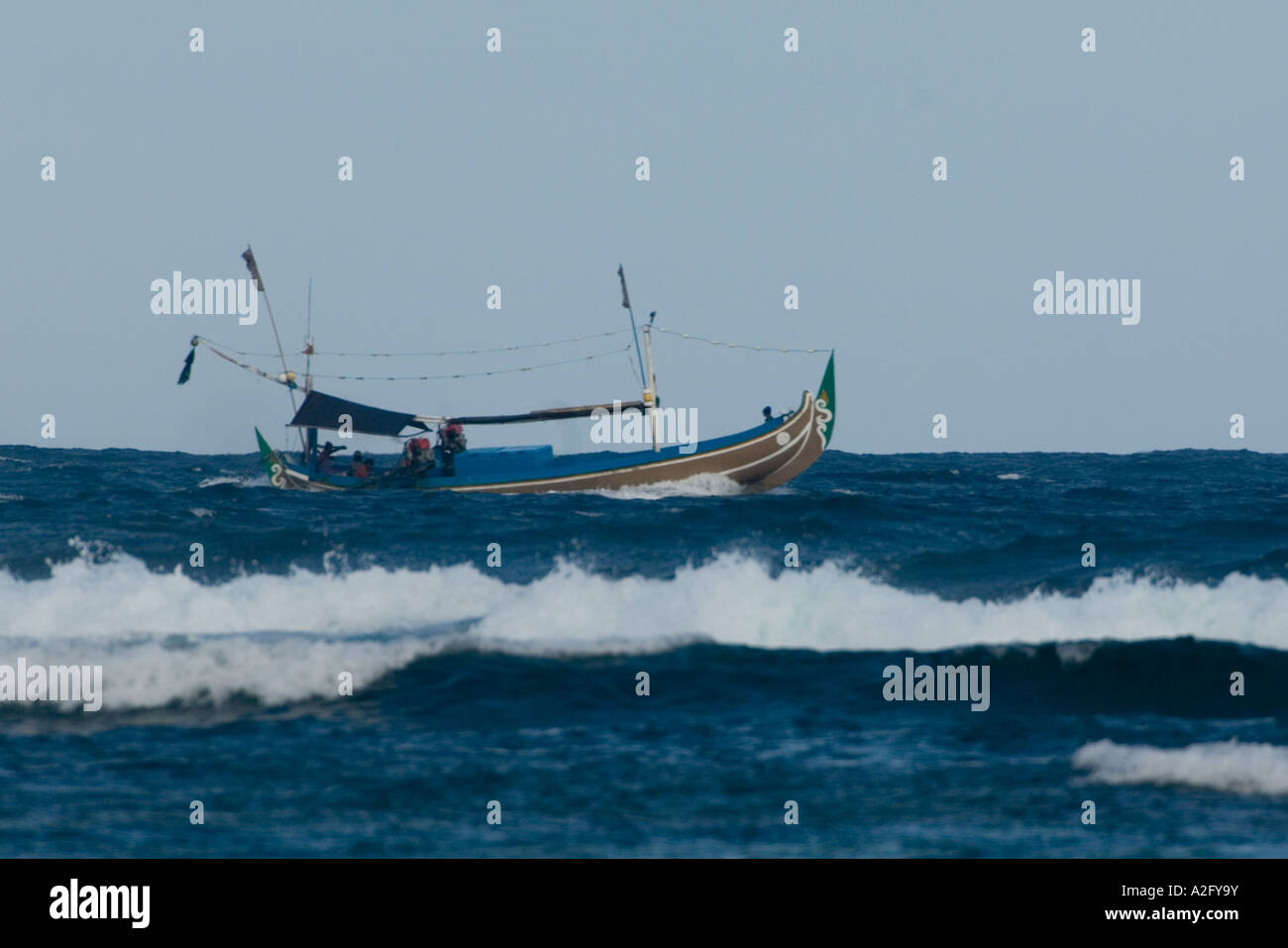 fishing boat in Bali Stock Photo - Alamy