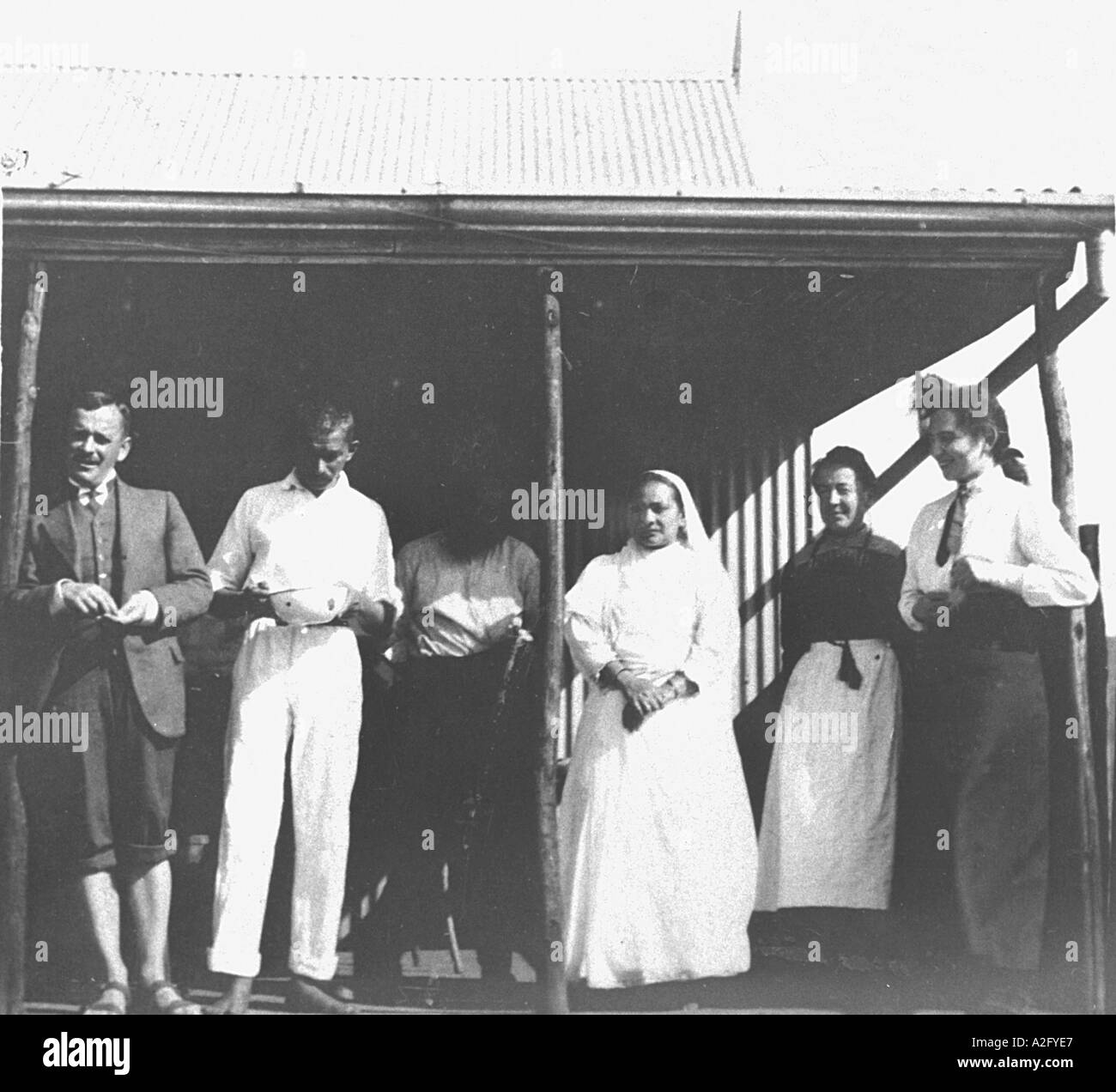 Gandhi Kasturba wife of Mahatma Gandhi and Sonia Schlesin extreme right ...
