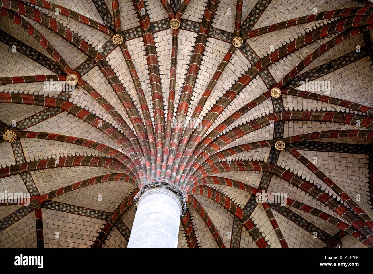 Inside the Jacobins convent, Toulouse, France Stock Photo - Alamy