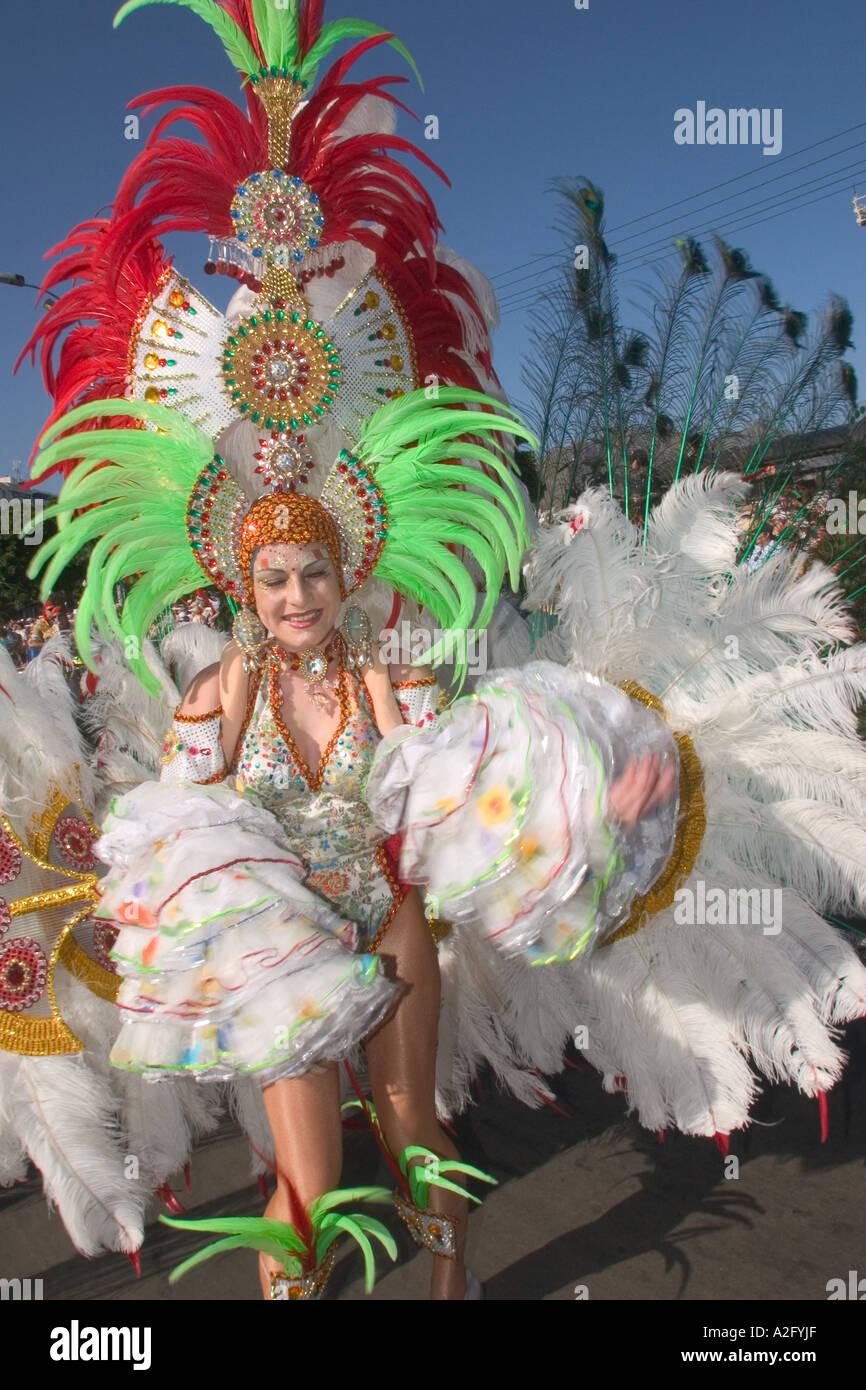 Spain,Tenerife, Canary Islands, costume, Woman in carnival costume ...