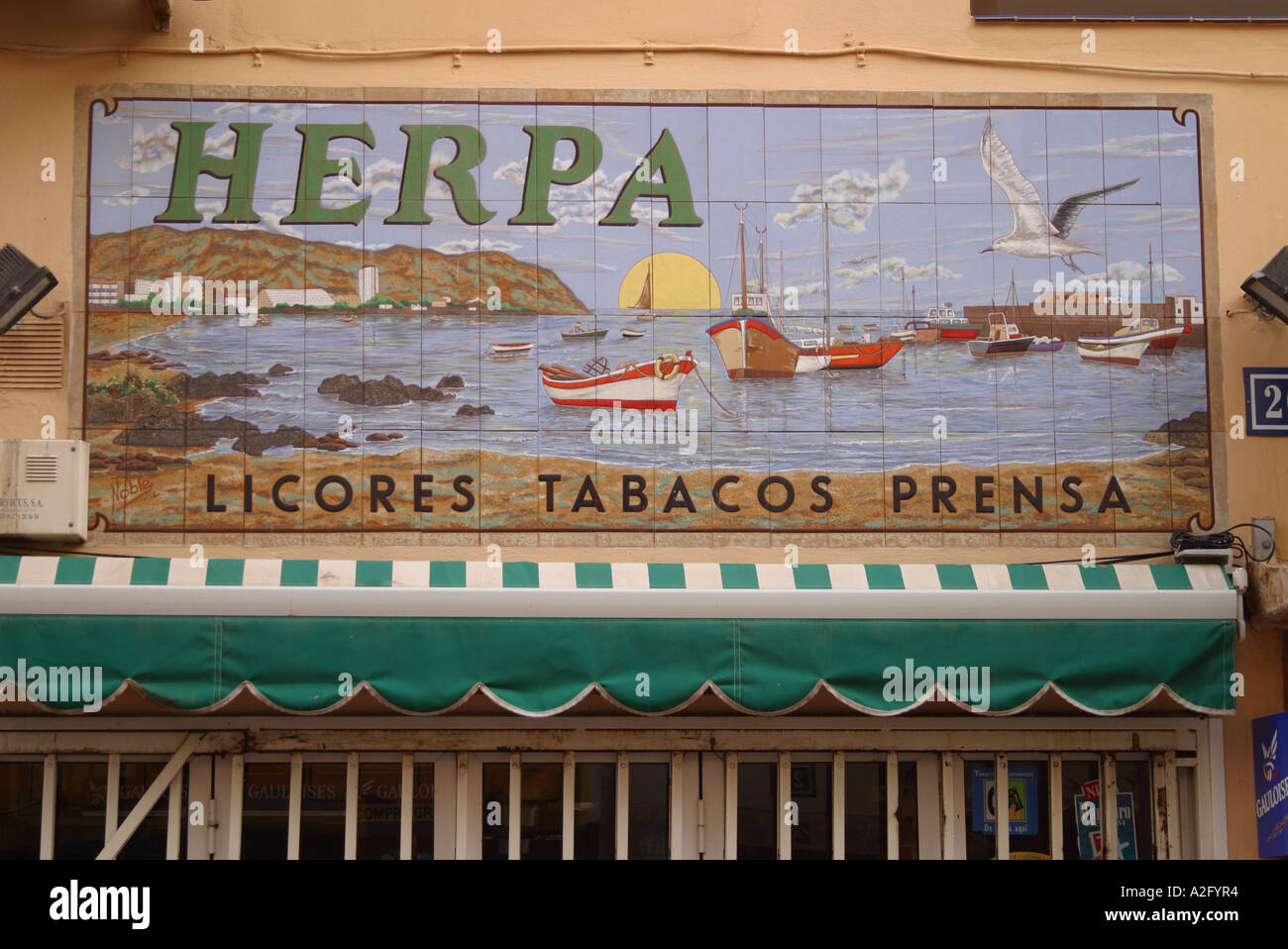 Spain, Canary Islands, Tenerife, sign Stock Photo - Alamy