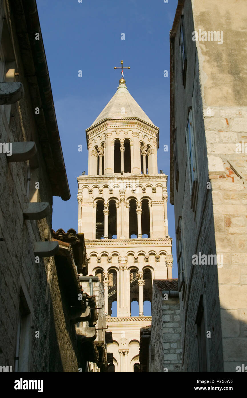 bell tower of St. Domnius, split, Croatia, eastern Europe, Balkan, Europe Stock Photo - Alamy