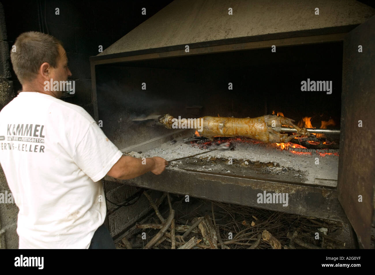 barbeque lamb, trogir, Croatia, eastern Europe, Balkan, Europe Stock ...