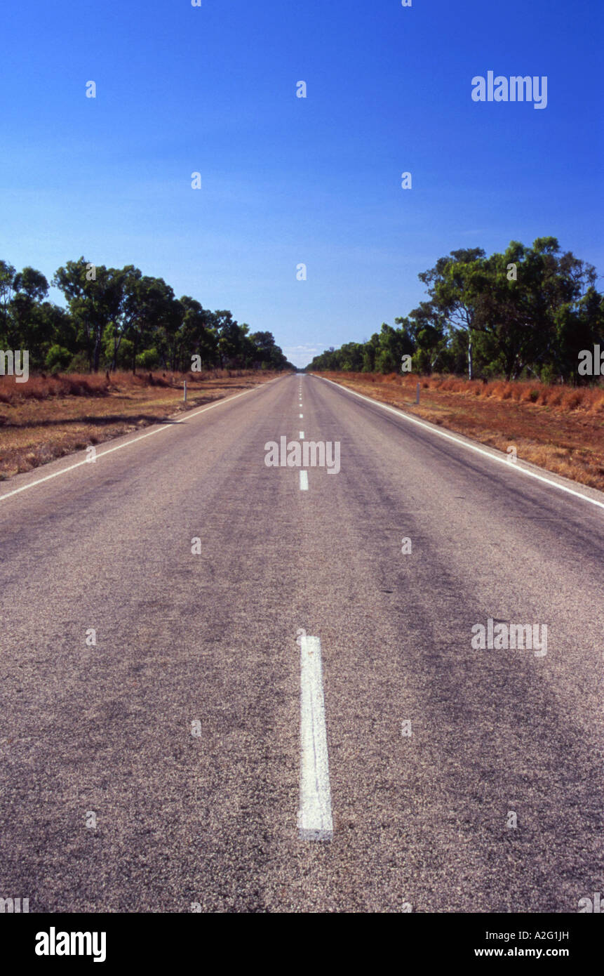 The Stuart Highway near Katherine Northern Territory Australia Sequence ...