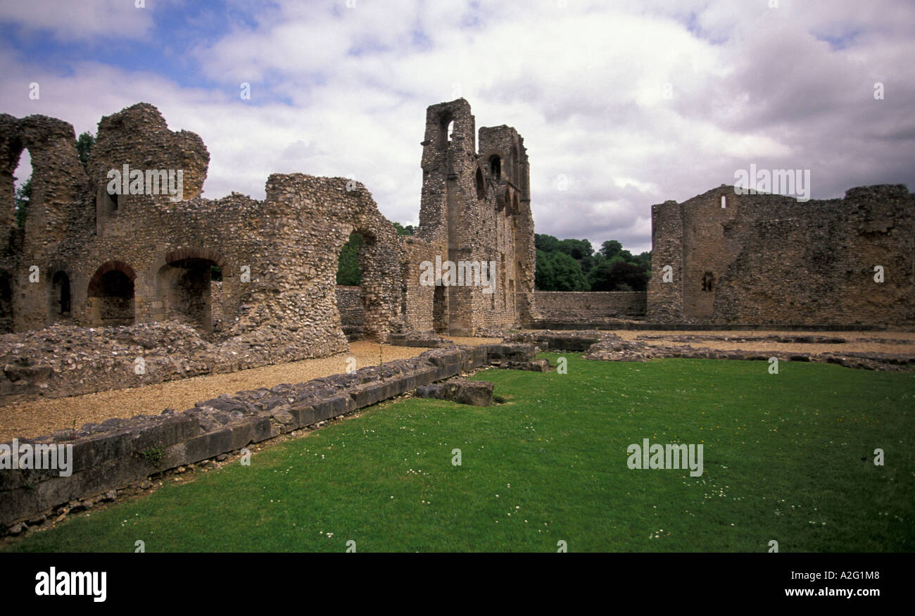 Europe, England, Hampshire, Winchester. Wolvesey Castle, former Bishop ...
