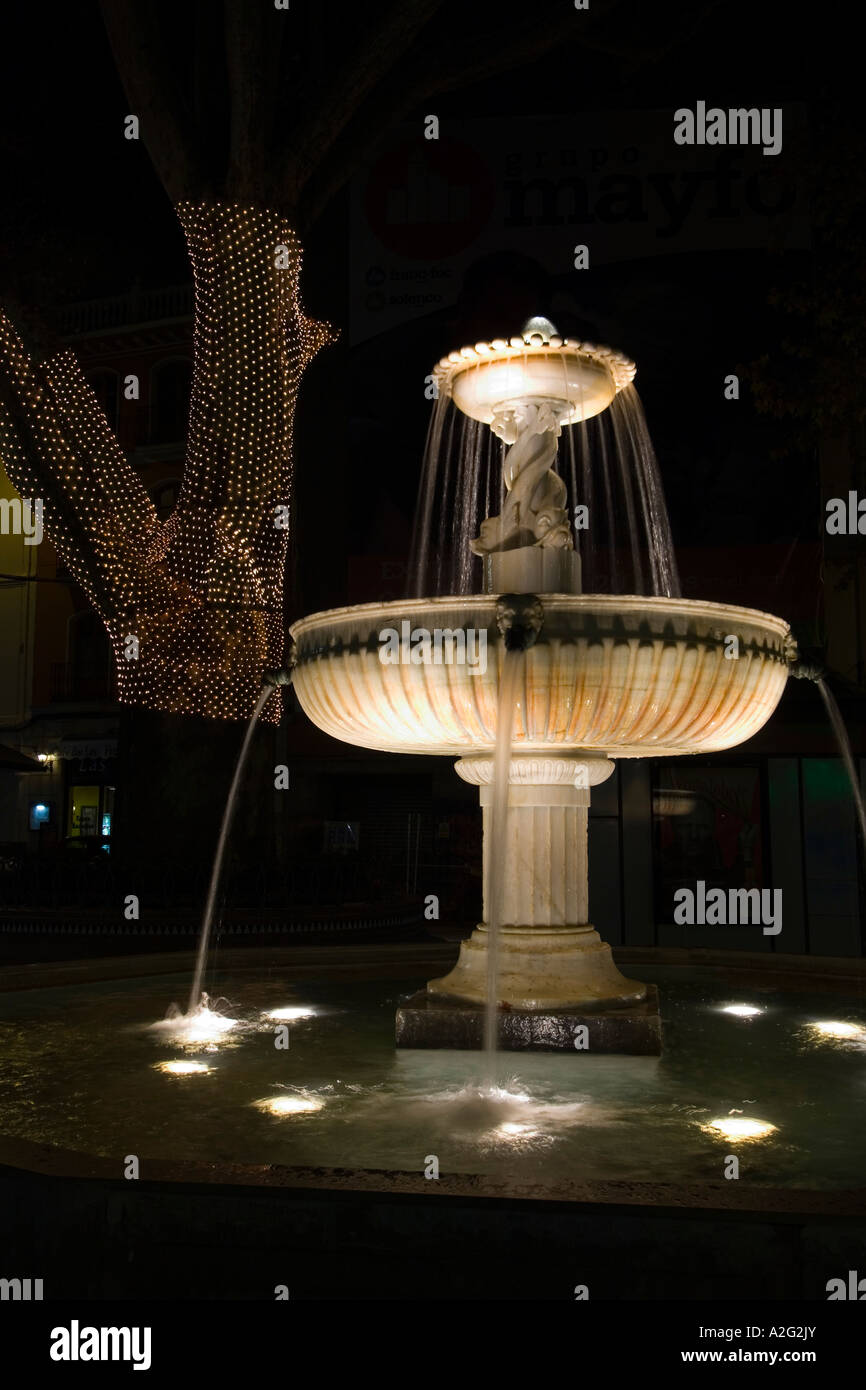 A water fountain in Granada Spain Stock Photo - Alamy