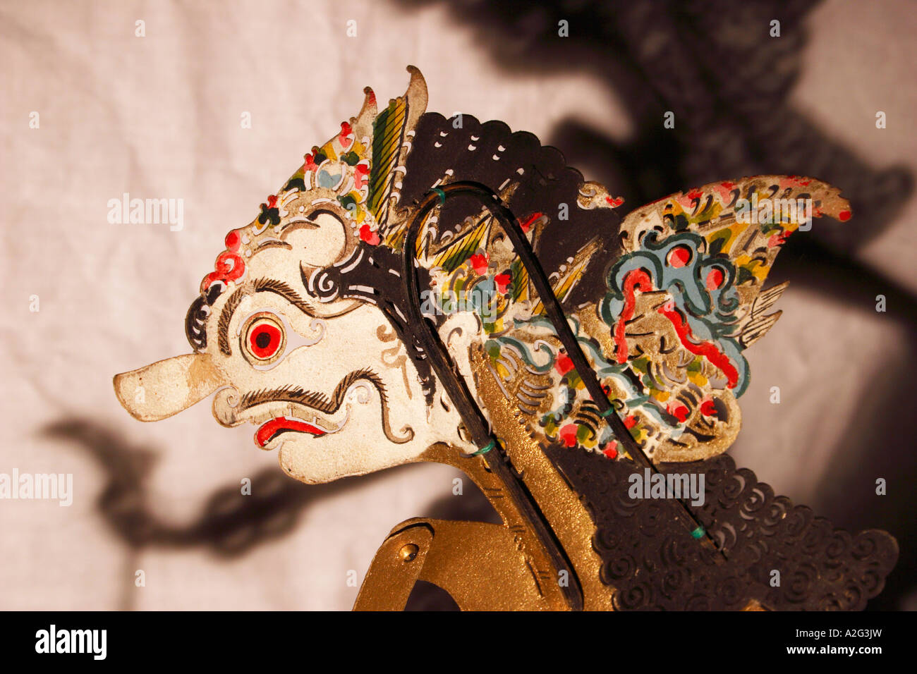 A "Wayan Kulit", Indonesian Shadow Puppet Stock Photo - Alamy