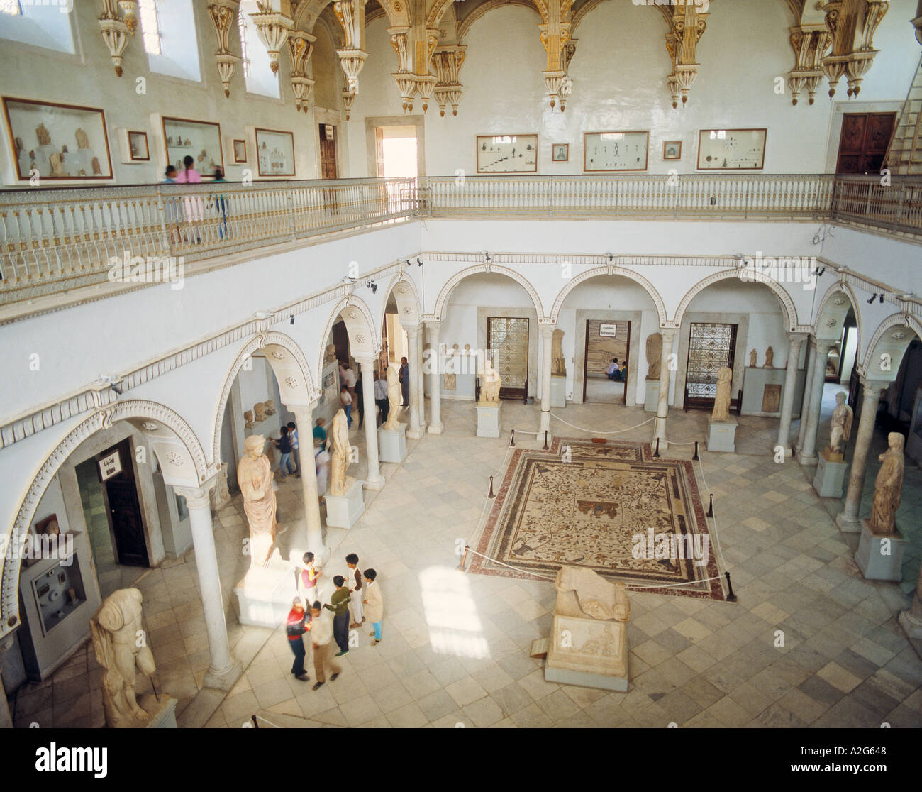 Tunis Tunisia Interior Bardo Museum Stock Photo - Alamy