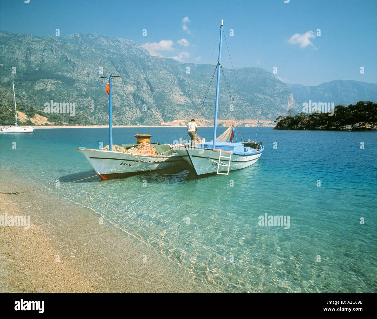 Near Fethiye, Turkey. Olu Deniz. The Dead Sea Stock Photo - Alamy