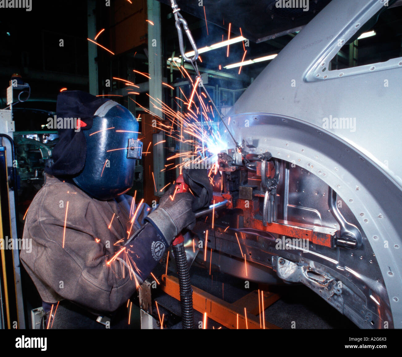 Mexico, Puebla. The VW plant in Puebla is the largest and most modern ...