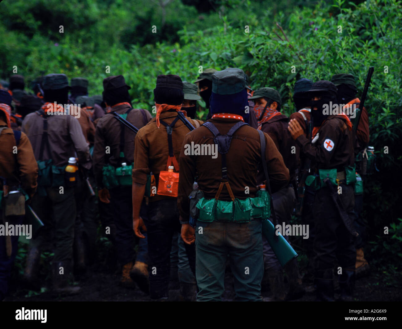 Mexico, Chiapas, AguasCalientes/Guadalupe Tepeyac. EZLN, Zapatista ...