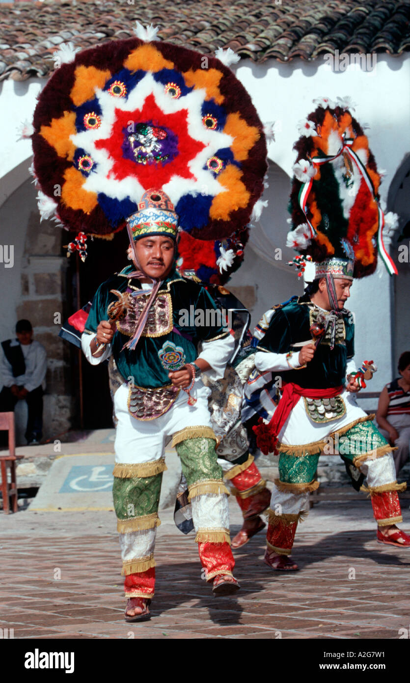 Mexico, Oaxaca, Teotitlan del Valle, The annual religious fiesta of the ...