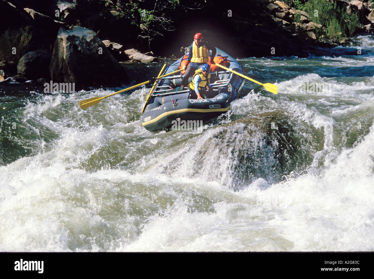 Rafting on the real Killer Kern River in Sierra Nevada Mountains of ...