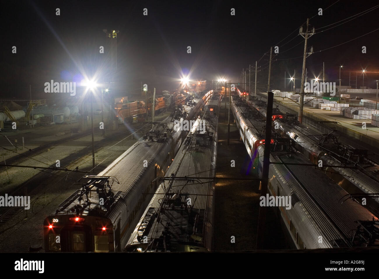 Rail yard chicago hi-res stock photography and images - Alamy