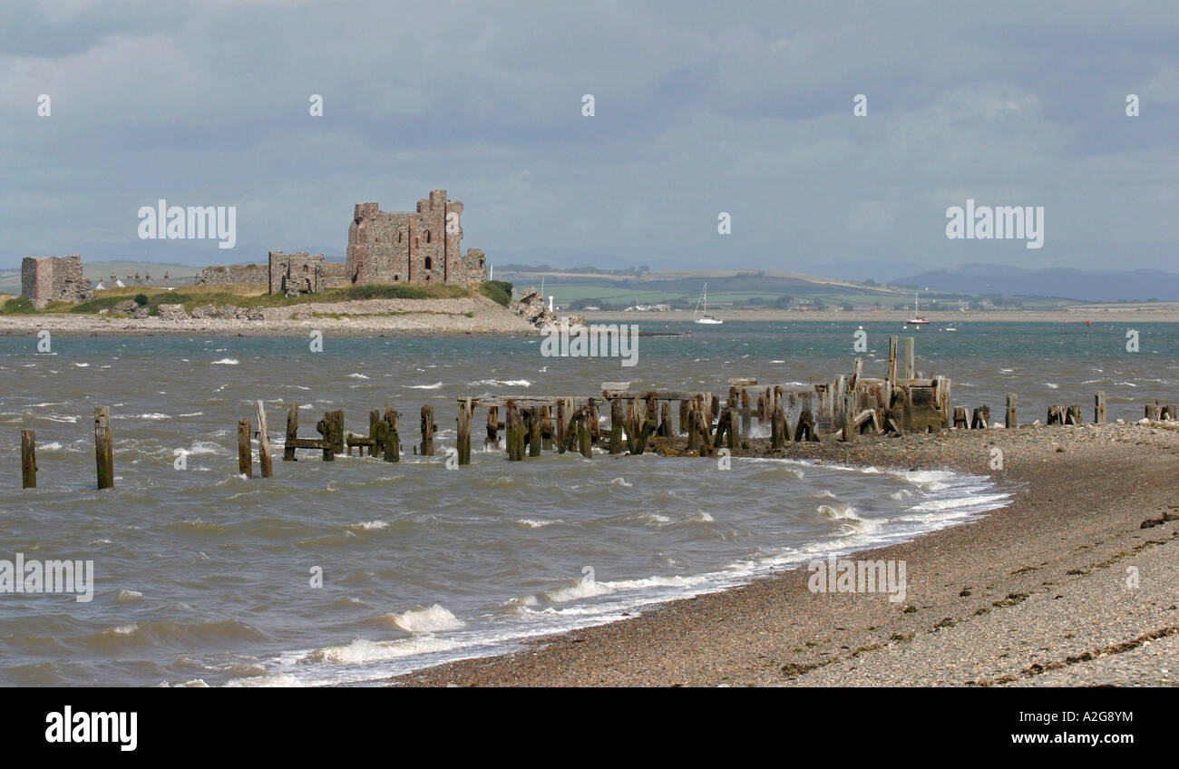 Piel castle Barrow in Furness Cumbria UK Stock Photo - Alamy