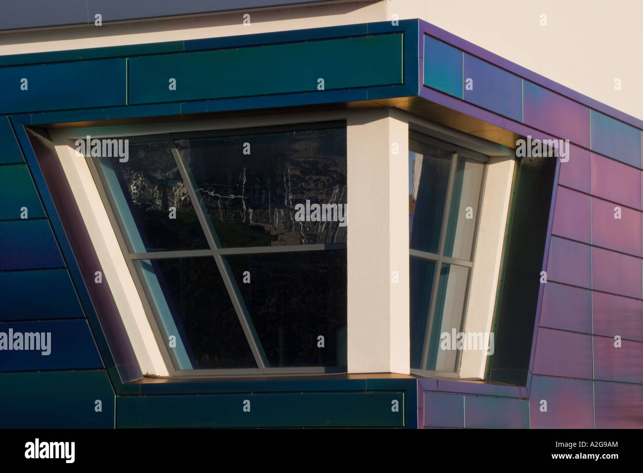 Futuristic window design on the Vision office building in Dundee, UK ...