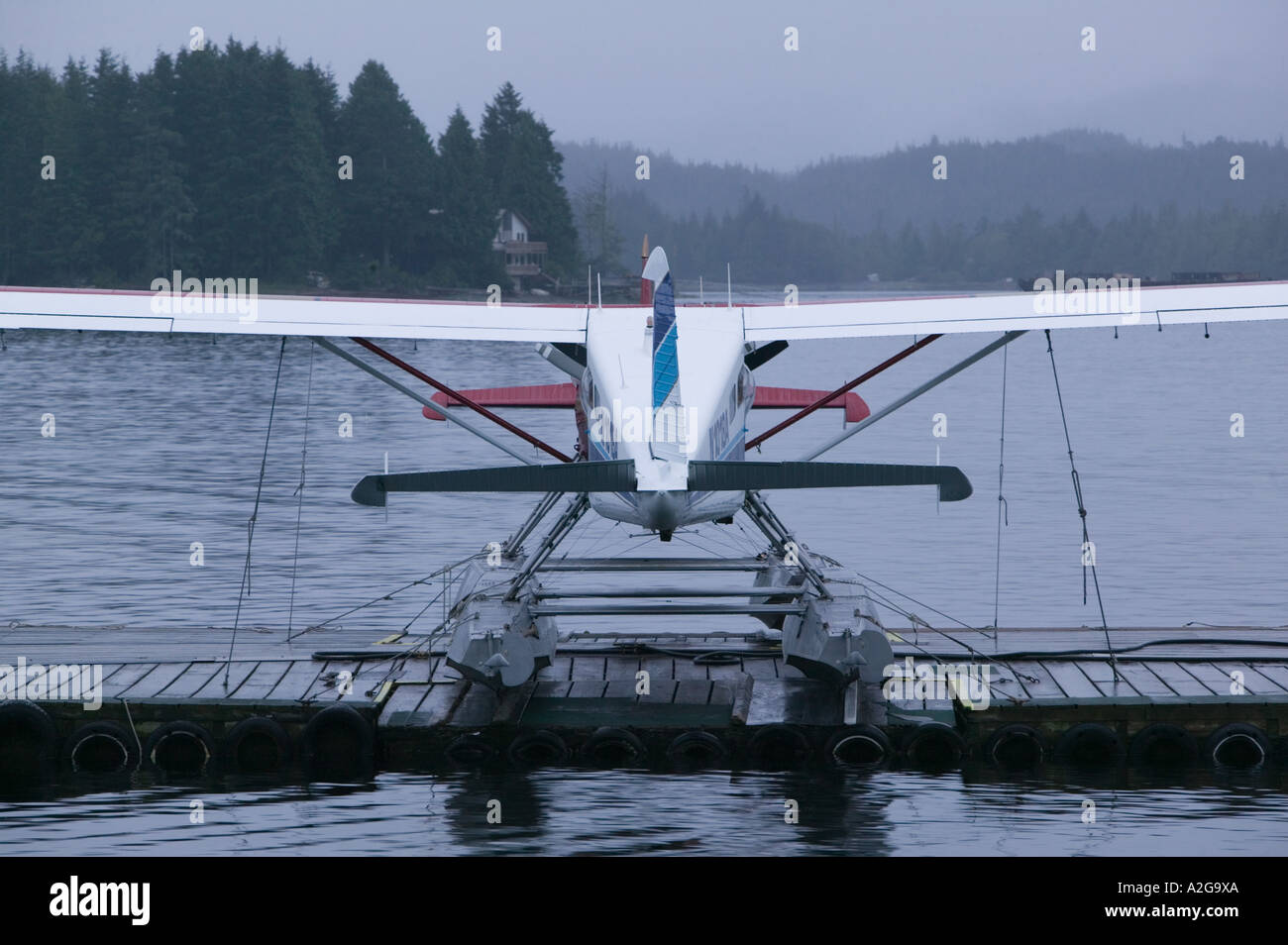 USA, ALASKA, Southeast Alaska, KETCHIKAN: Seaplane, Tongass Narrows ...